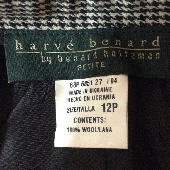 Harve Benard | Pants & Jumpsuits | Harve Benard Lined Wool Houndstooth ...